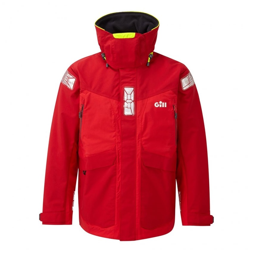 Gill OS2 Offshore Men's Jacket - Red - OS24J - 5052316088062 | Healthy ...