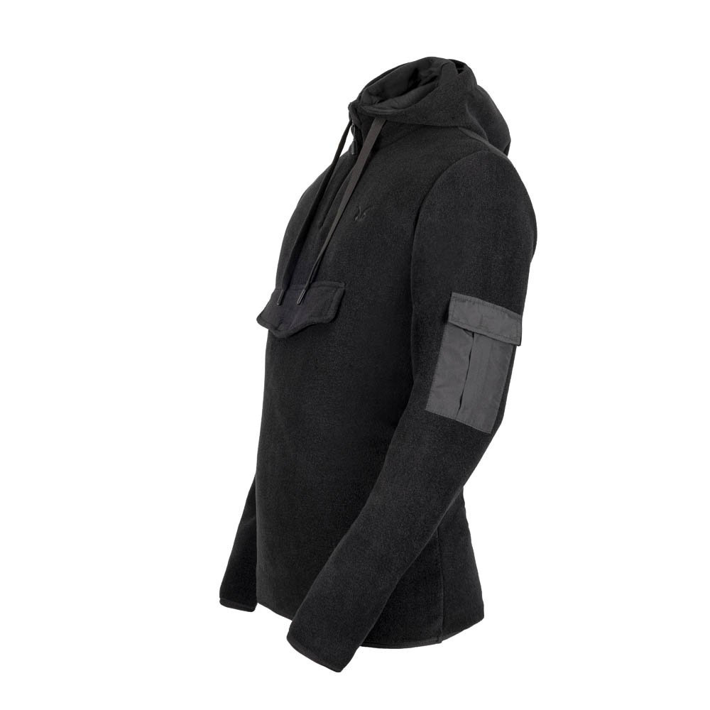 Puhu Erkek Kapüşonlu Polar Sweatshirt - Black- PUH060 | Healthy ...